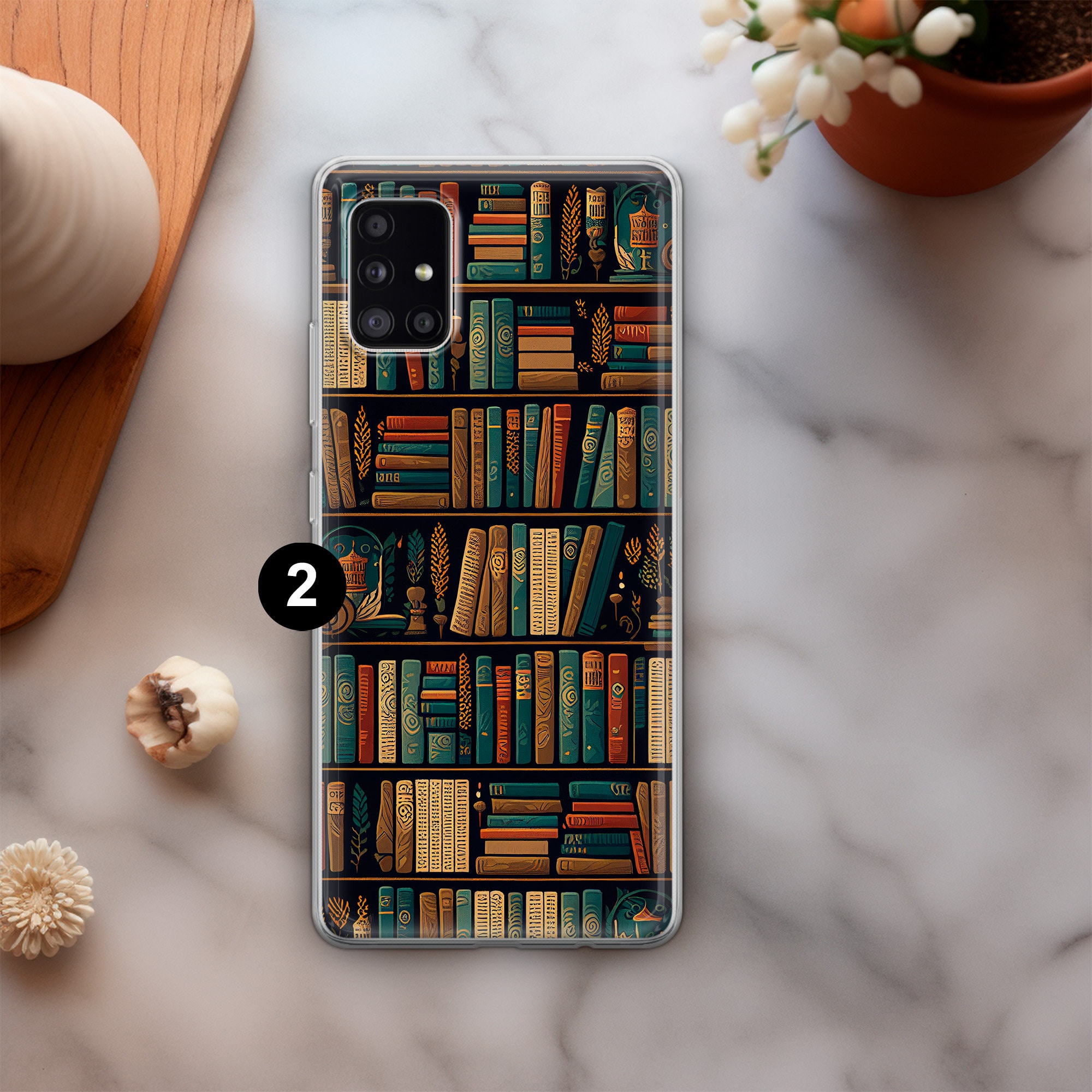 Book Phone Case Retro Bookish Cover Fit for Samsung S23 S22 - Etsy UK