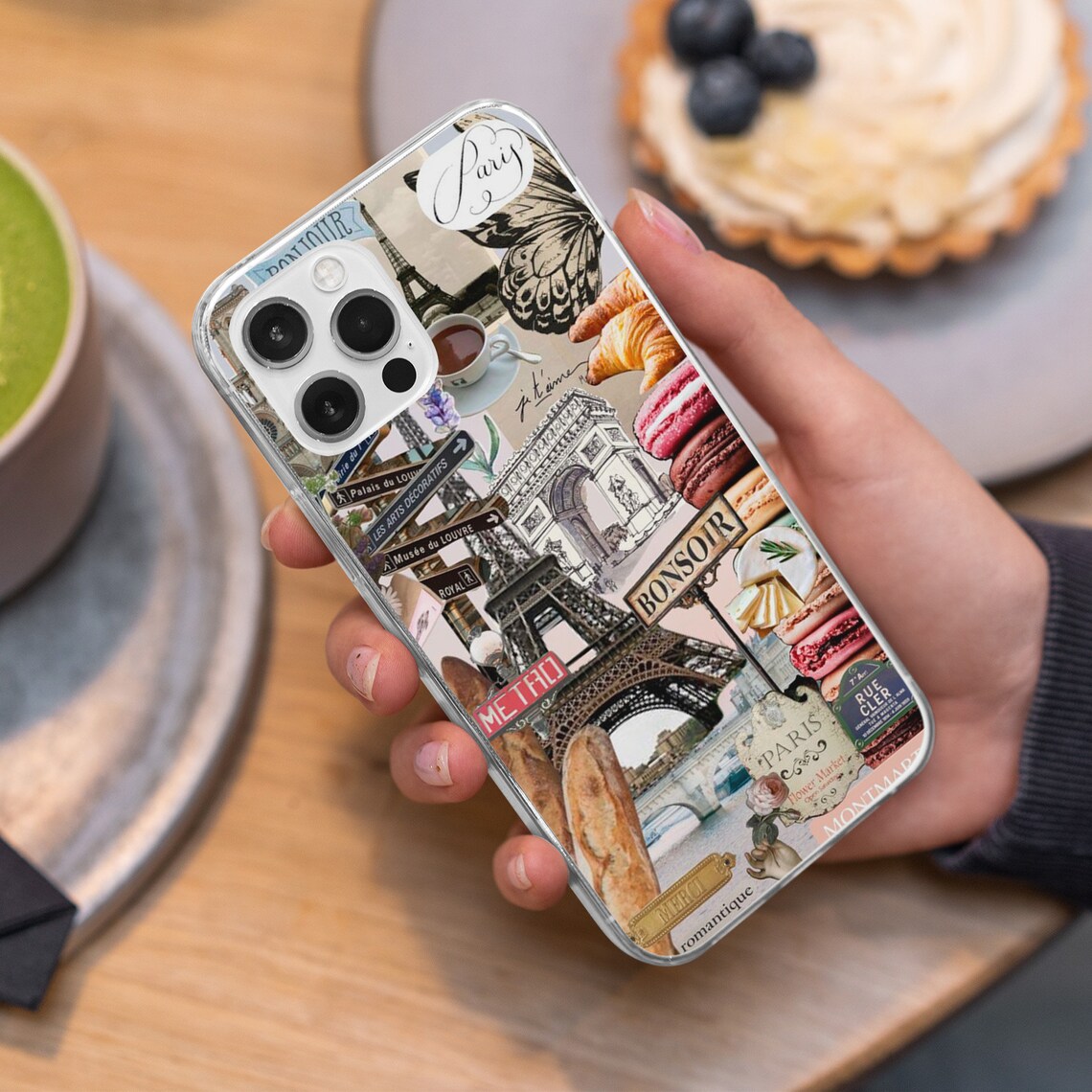 Paris Phone Case Eiffel Tower Cover Fit for iPhone 17 16 15 14 13 12 ...