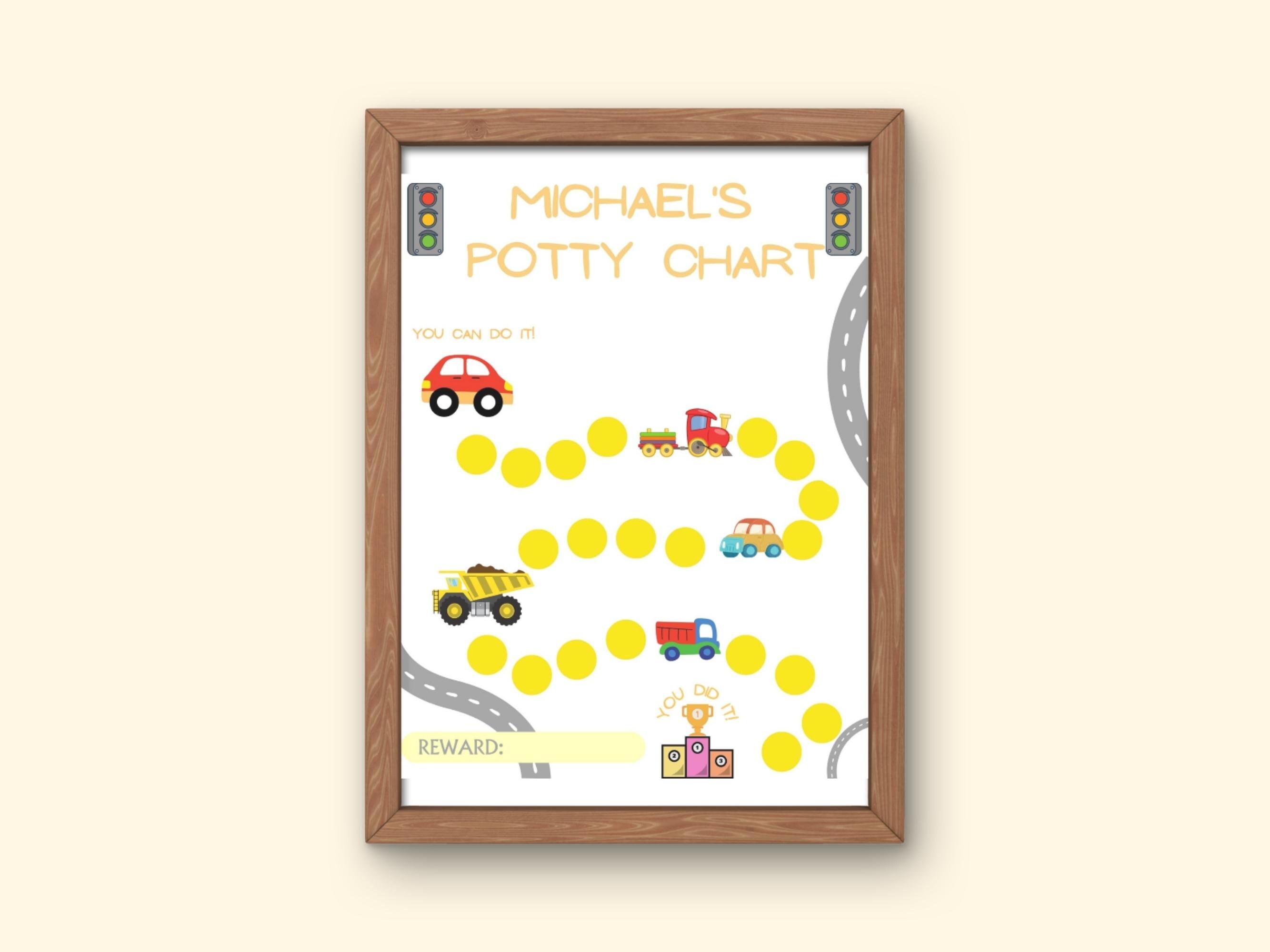 Potty Training Chart Reward Token System Token Chart Reward - Etsy