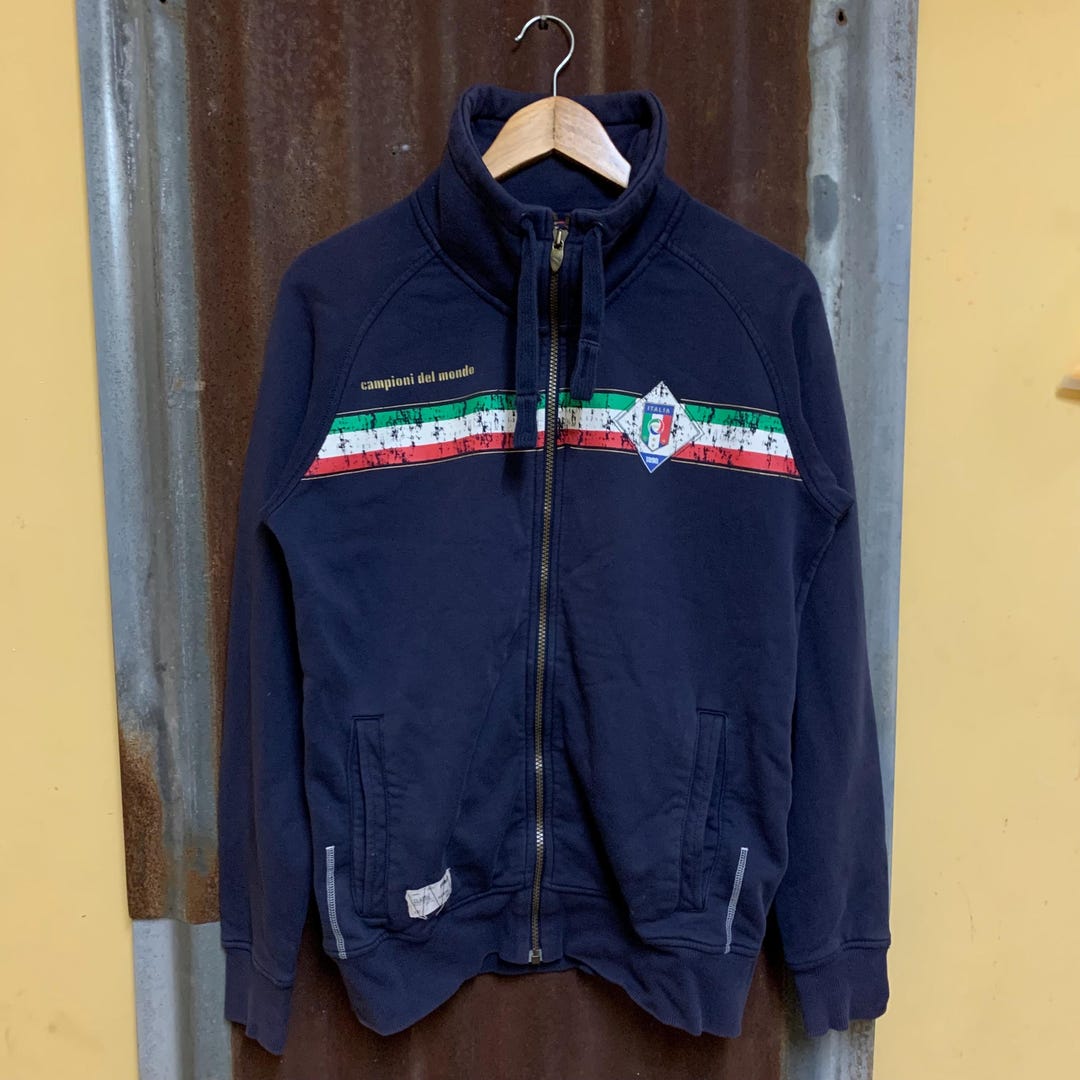 Vintage Puma Italia Football Full Zipp Sweatshirt Puma Crewneck Puma ...