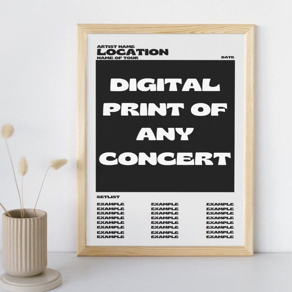 Concert Poster - Etsy