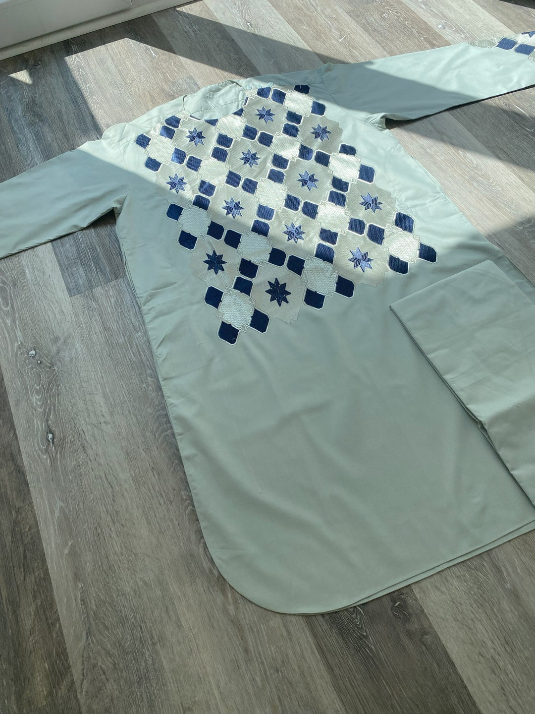 Afghan Men's Thobe Sky Blue - Etsy