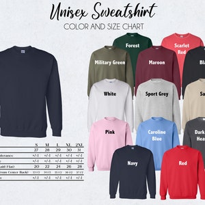 Personalized Last Name Embroidered Sweatshirt With Est Date, Custom ...