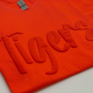 Custom Puff Print Team Name T-shirt, Personalized Puff Writing for ...