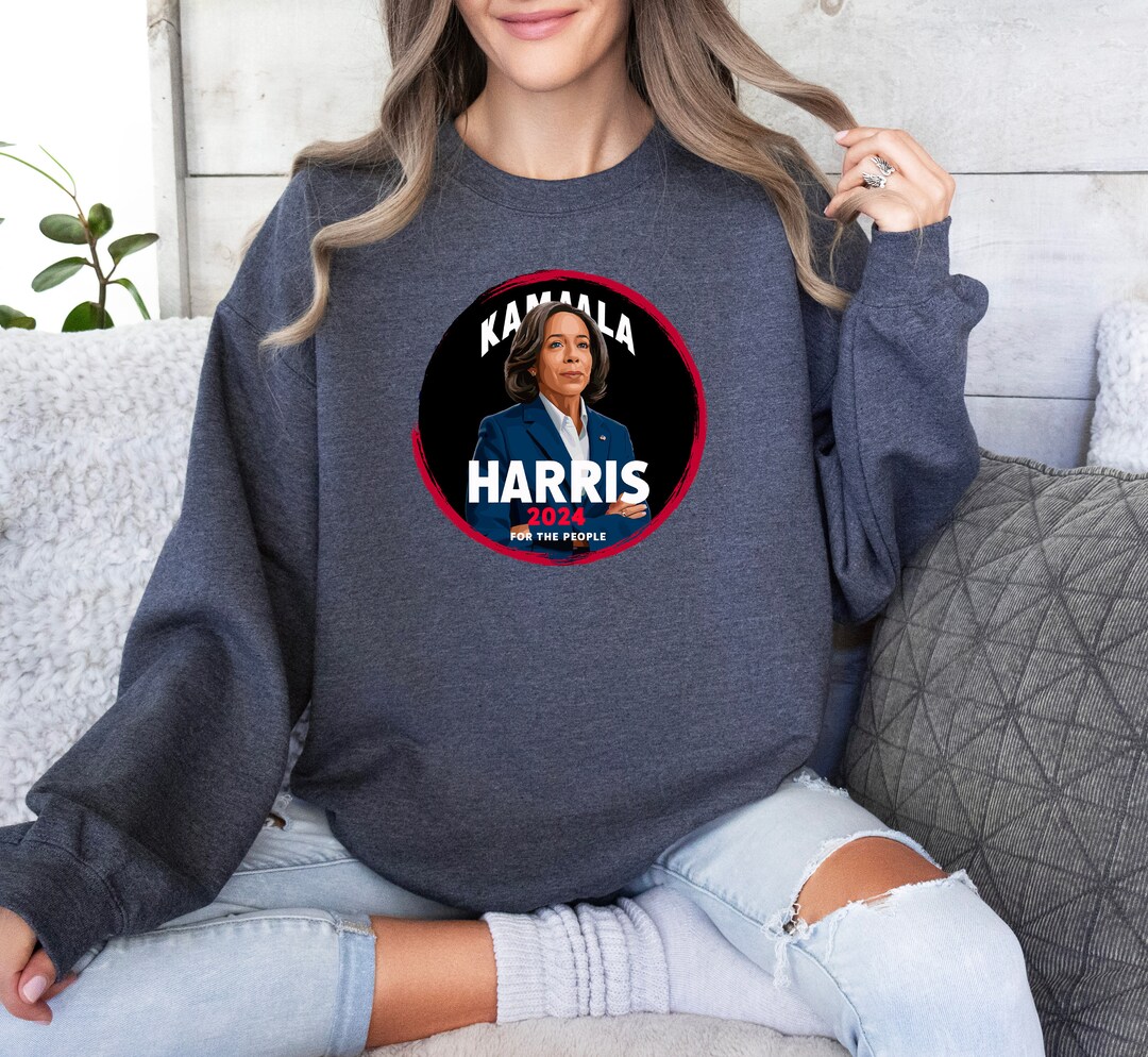 Kamala Harris 2024 Sweatshirt, for the People, Madam President Sweater ...