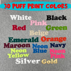Custom Puff Print Sports Shirt, Puff Print Team Name Shirt, Embossed ...