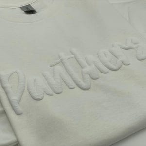 Custom Puff Print Team Name T-shirt, Personalized Puff Writing for ...