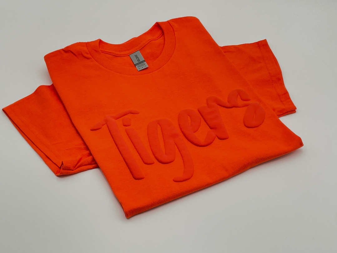 Custom Puff Print Team Name T-shirt, Personalized Puff Writing for ...