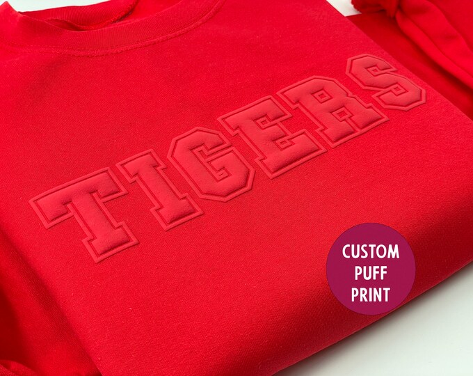 Custom Puff Back Print Add-on Listing - Etsy