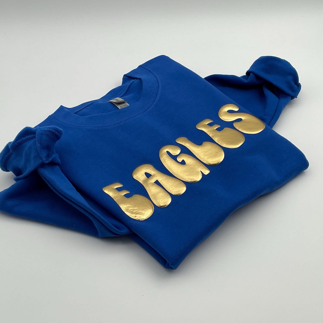 Custom Puff Print Team Name Sweatshirt, Embossed Mascot Sweatshirt ...