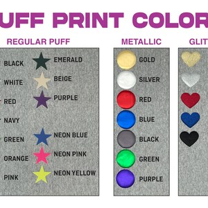 Custom Puff Back Print Add-on Listing - Etsy
