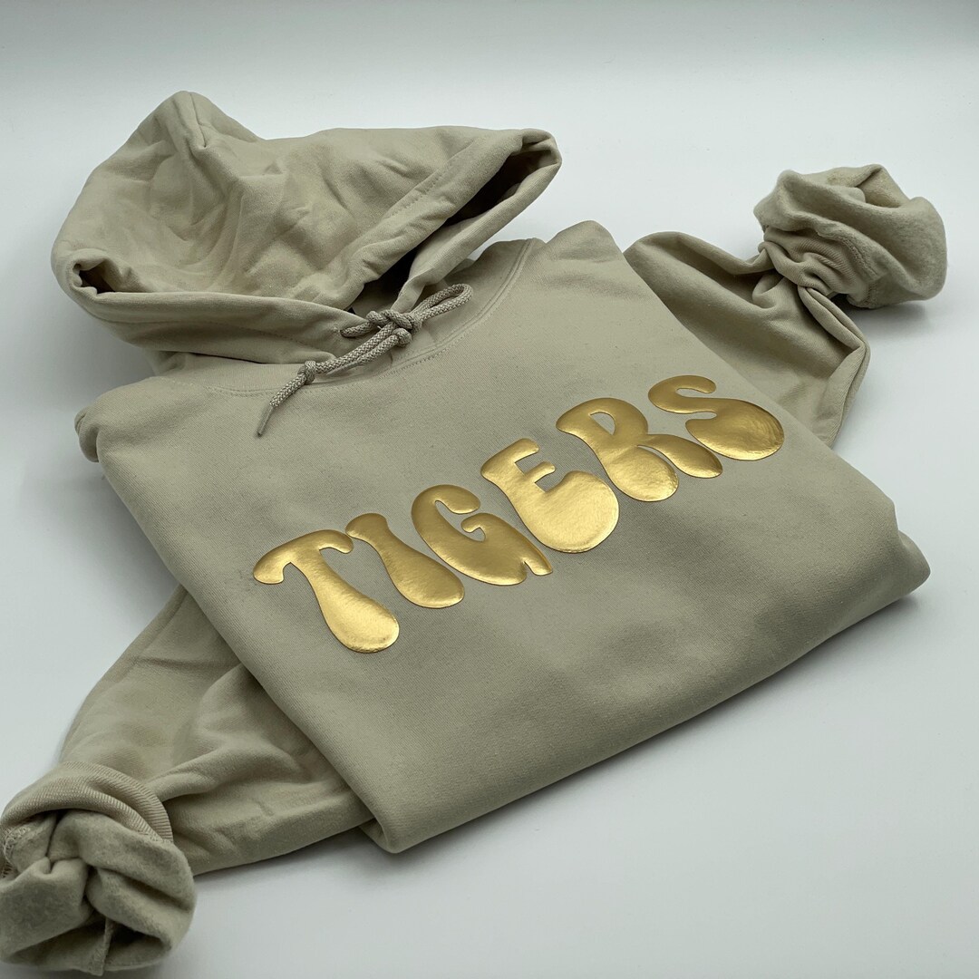 Custom Puff Print Team Name Sweatshirt, Embossed Mascot Sweatshir ...