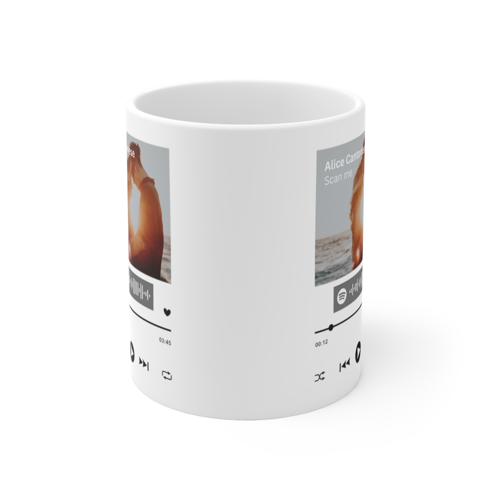 Spotify Dedication Song Mug, Dedication Mug, 11 Oz - Etsy