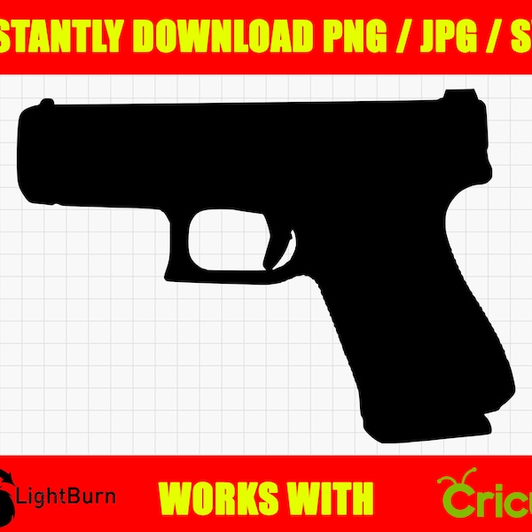 Glock Drawing Svg - Etsy
