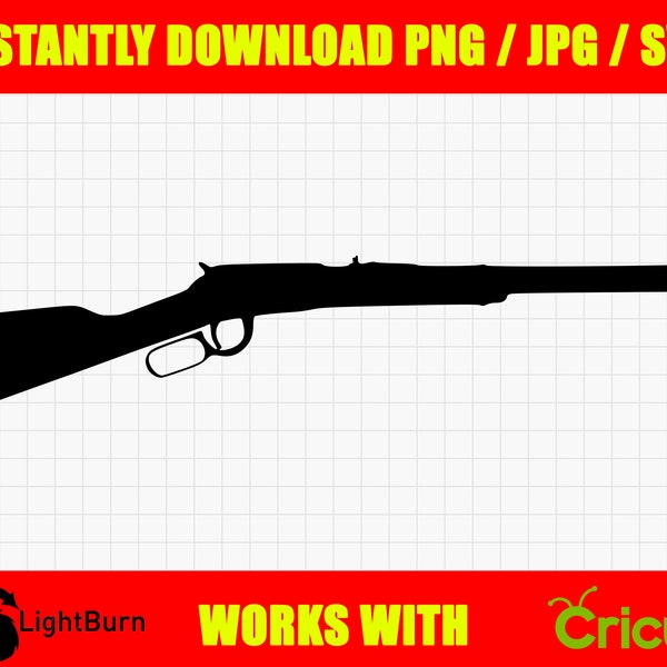 Henry Rifle Svg - Etsy