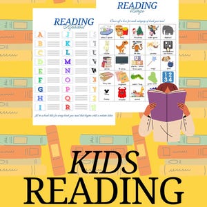 Kids Reading Challenge & Tracker - Etsy