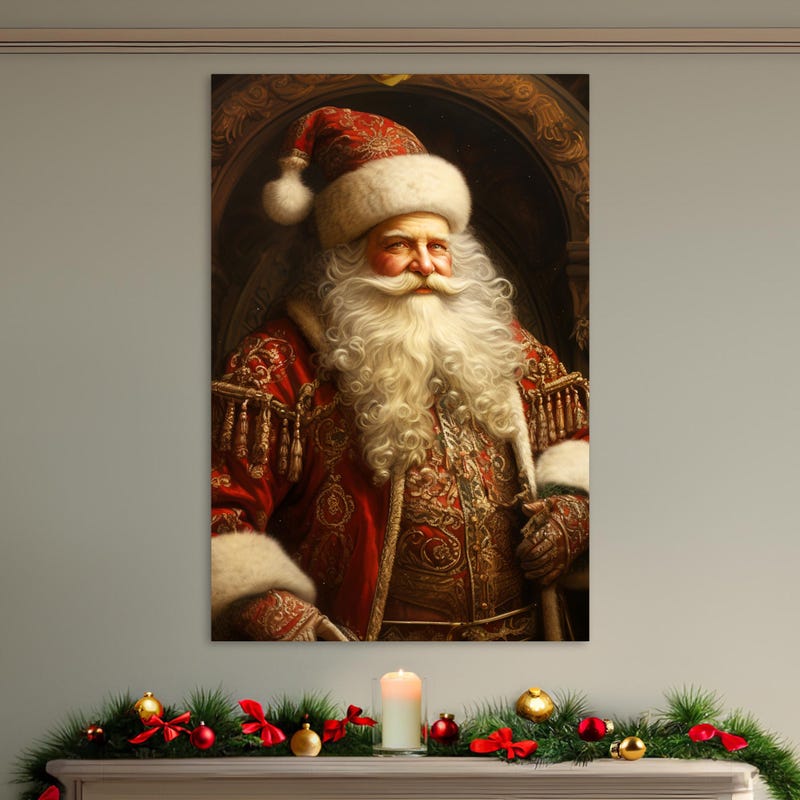Victorian Santa - Etsy