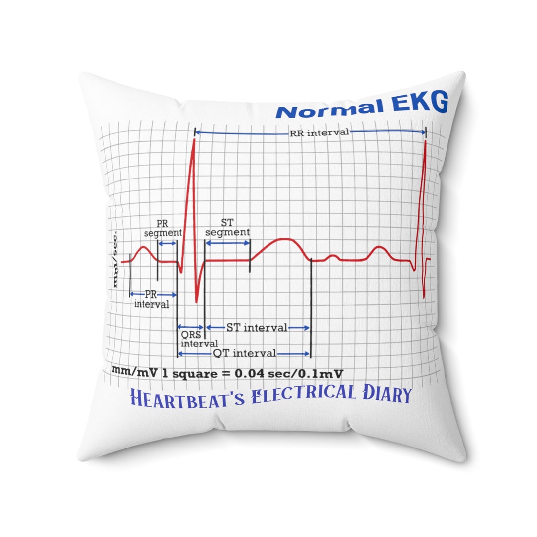 Normal EKG Heartbeat's Electrical Diary Cardiac Nurse - Etsy