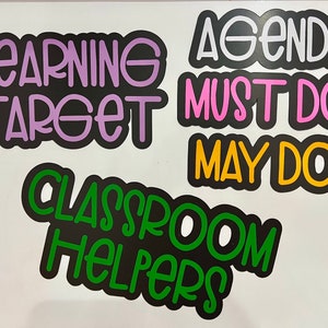 BUNDLE 6 Classroom Whiteboard Magnets, Teacher Magnets, Teacher Gifts ...