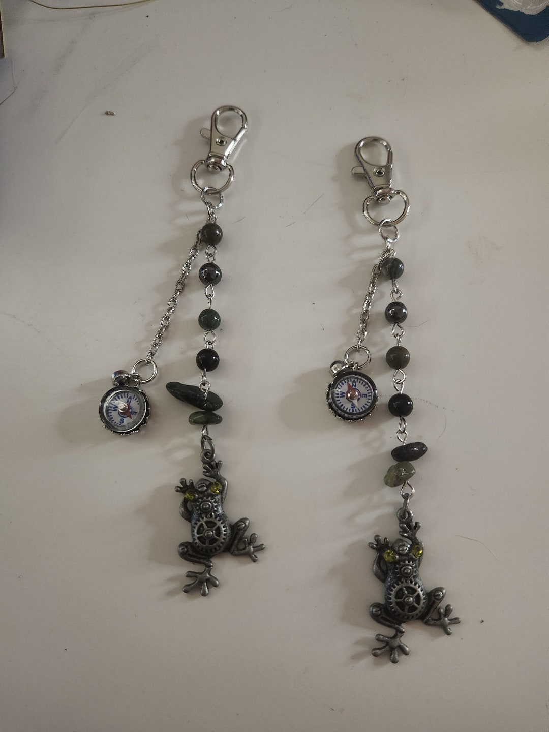 Steampunk Frog Keychains - Etsy