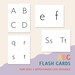 Minimalist ABC Toddler Cards Printable Flashcards | Kids Alphabet ...