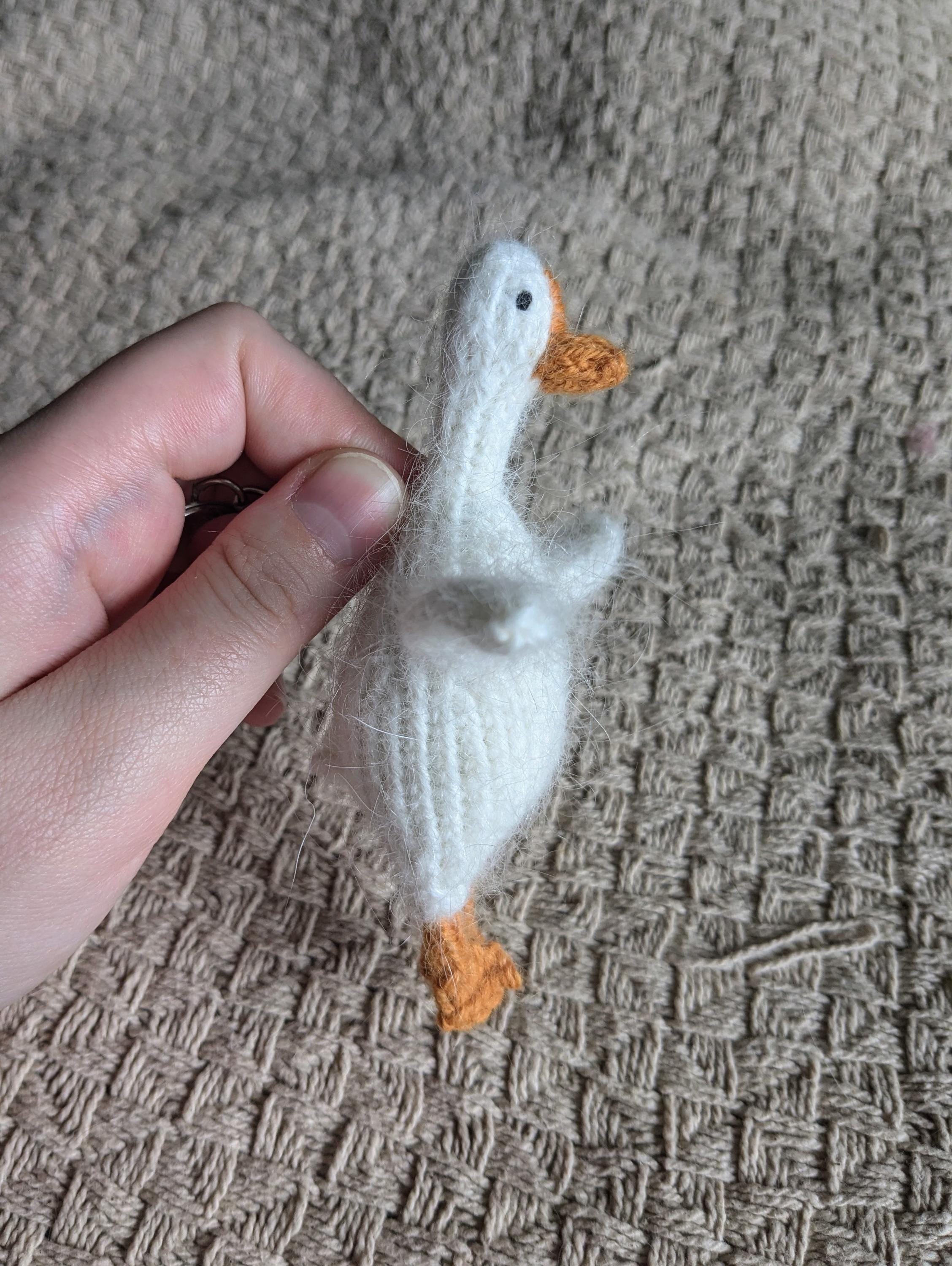 Chunky Goose Knitting Pattern | Tiny Animal Keychain (PDF Pattern ...