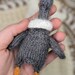 Cute Geese Keyring Knitted Keychain Goose - Etsy