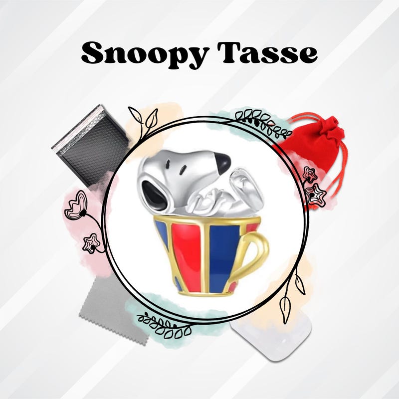 Snoopy Pandora Charm - Etsy