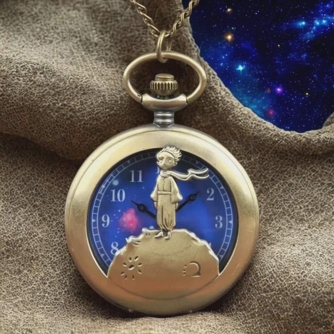 Pocket Watch - the Little Prince - Quartz - Vintage Elegance & Magic of ...