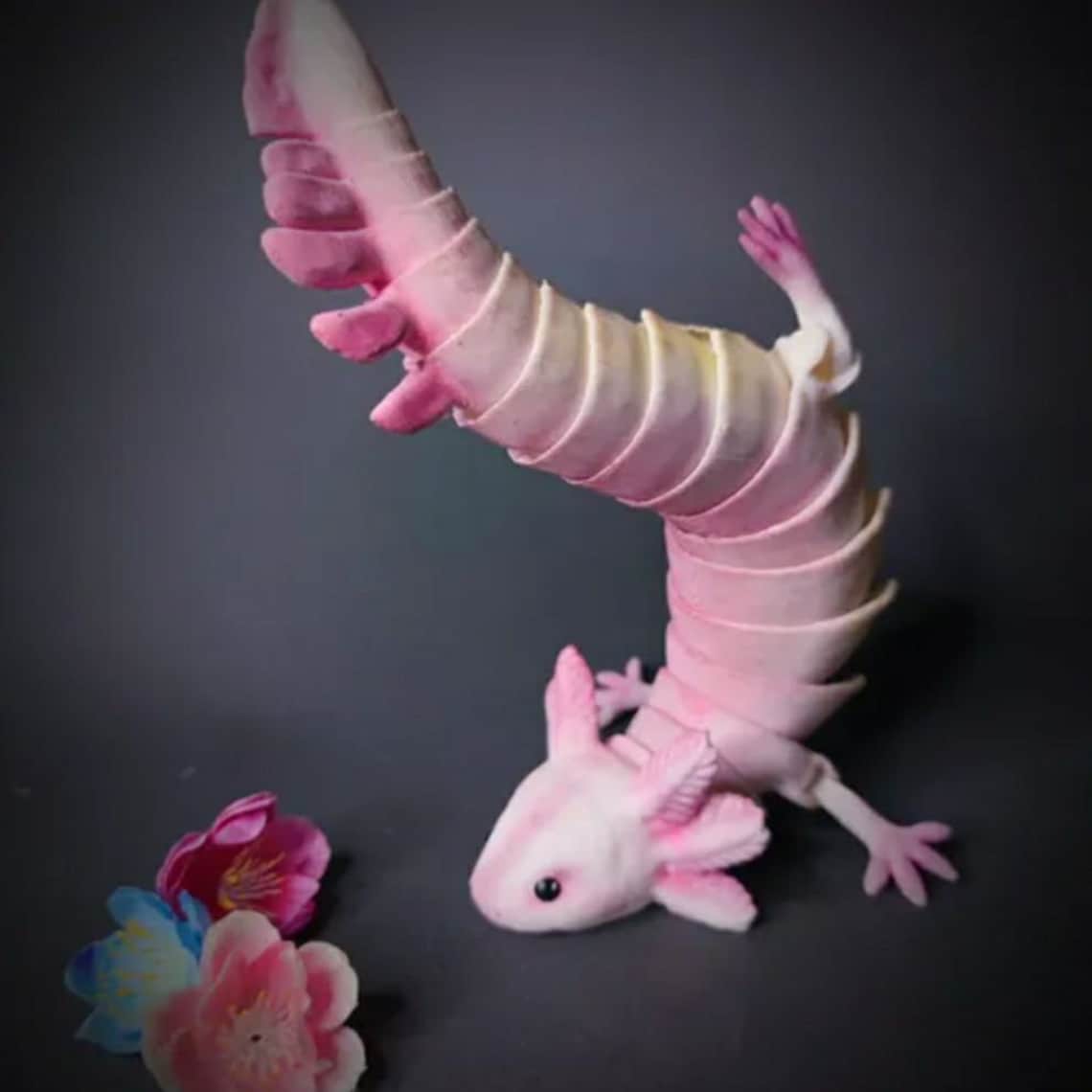 Axolotl Stl 3D Model for Print - Etsy