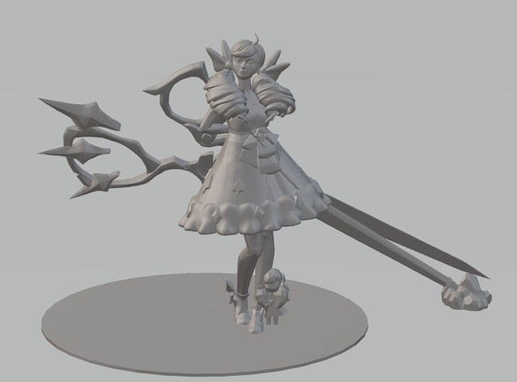 Gwen League of Legends Stl 3D Model for Print - Etsy