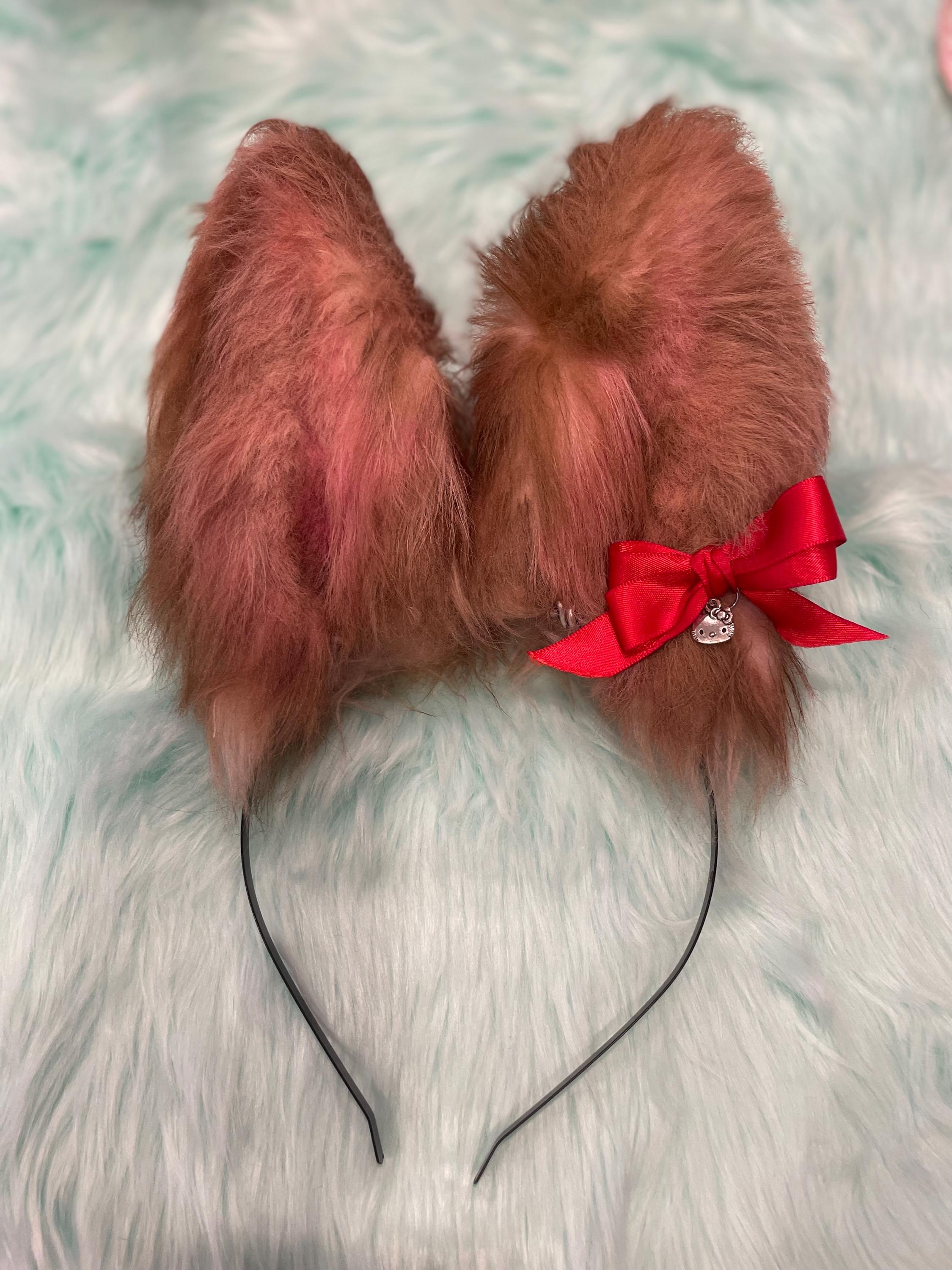Brown Bunny Ears // Realistic Faux Ears for Cosplay - Etsy