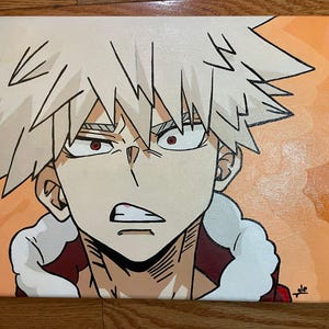 Handmade Anime Acrylic Painting || 11x14in - Etsy