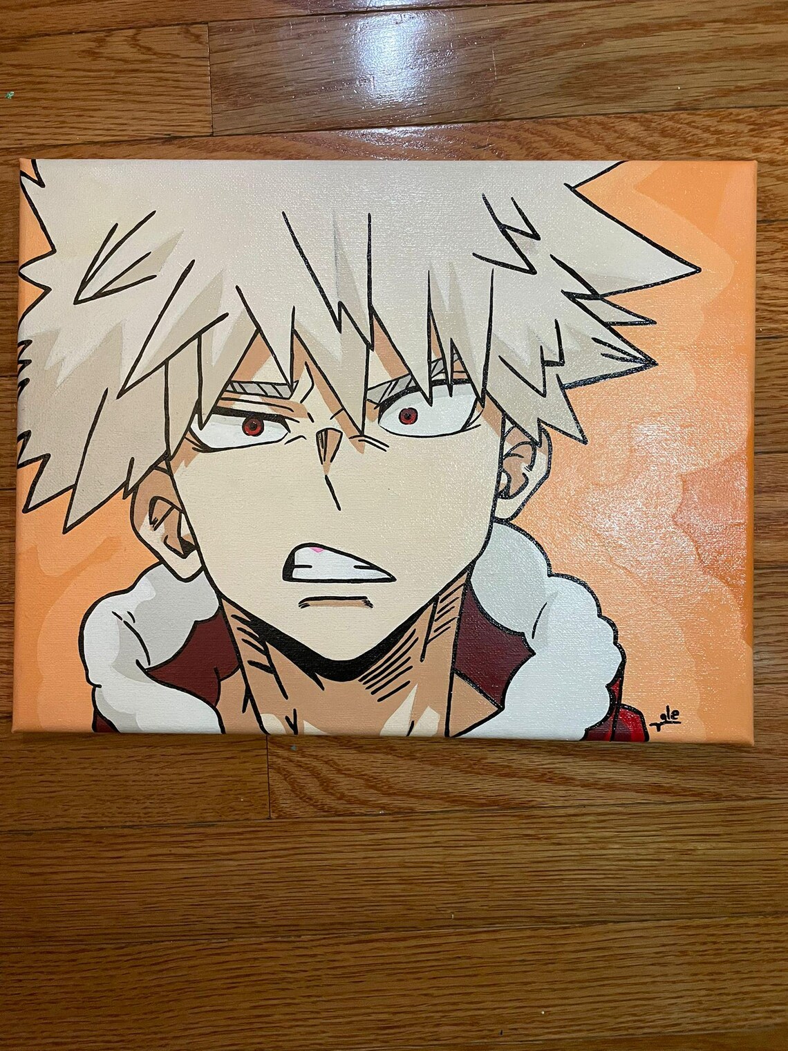 Handmade Anime Acrylic Painting || 11x14in - Etsy