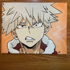 Handmade Anime Acrylic Painting || 11x14in - Etsy