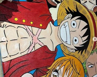 Handmade Anime Acrylic Painting || 8x10in - Etsy