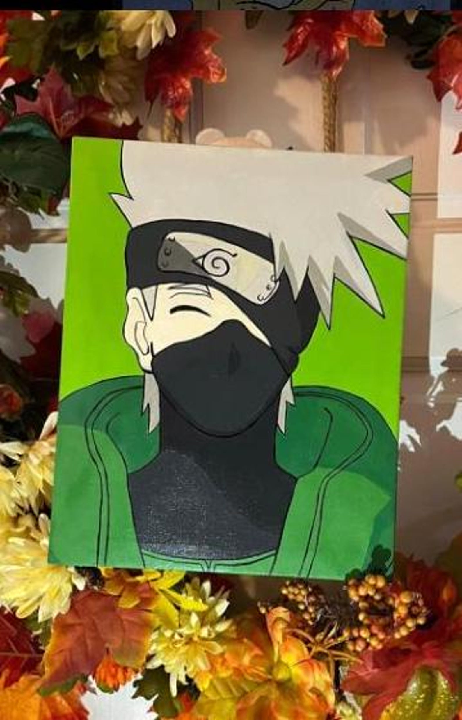 Handmade Anime Acrylic Painting || 8x10in - Etsy