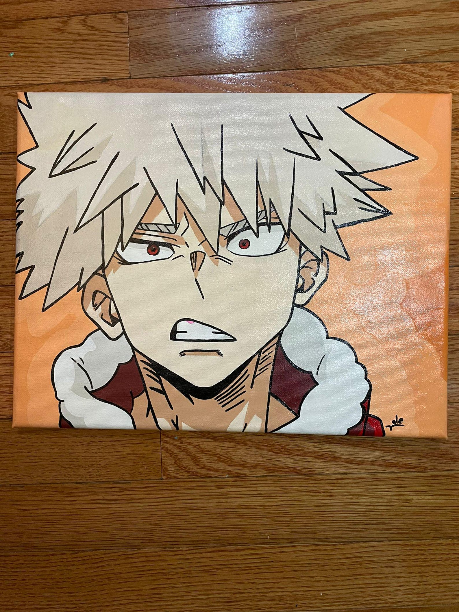 Handmade Anime Acrylic Painting || 11x14in - Etsy