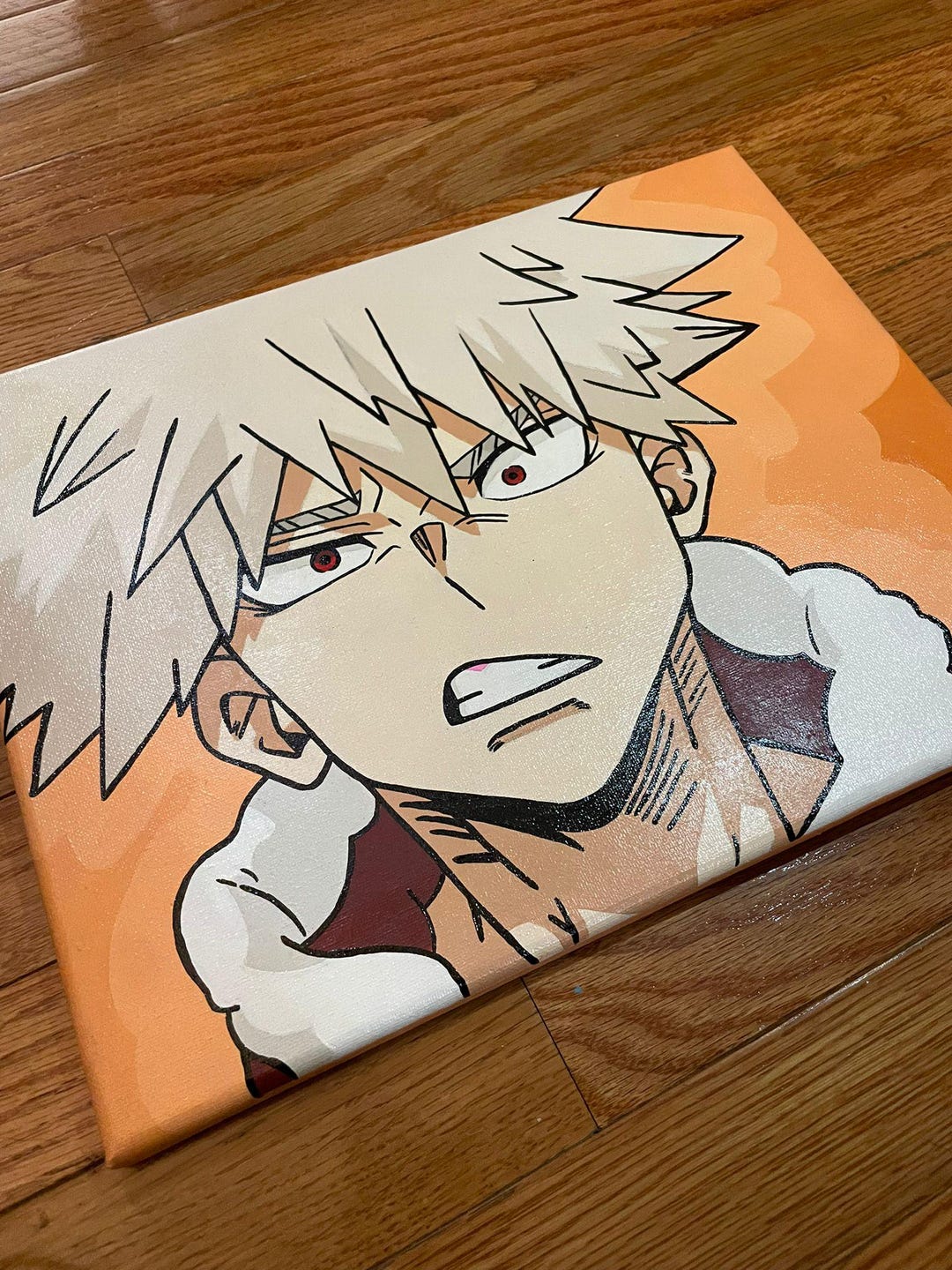 Handmade Anime Acrylic Painting || 11x14in - Etsy