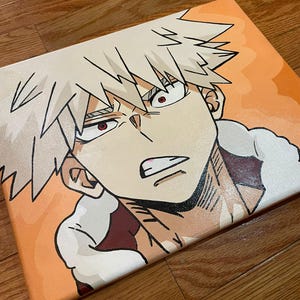 Handmade Anime Acrylic Painting || 11x14in - Etsy