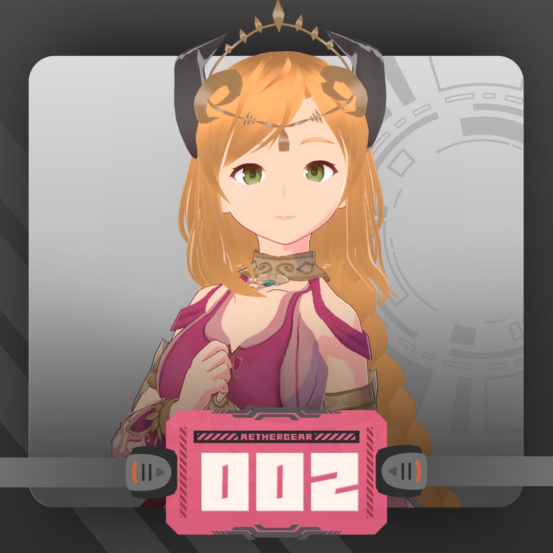 Ready-to-use Vroid Model – 3D Anime-style Avatar for Vtubing and ...