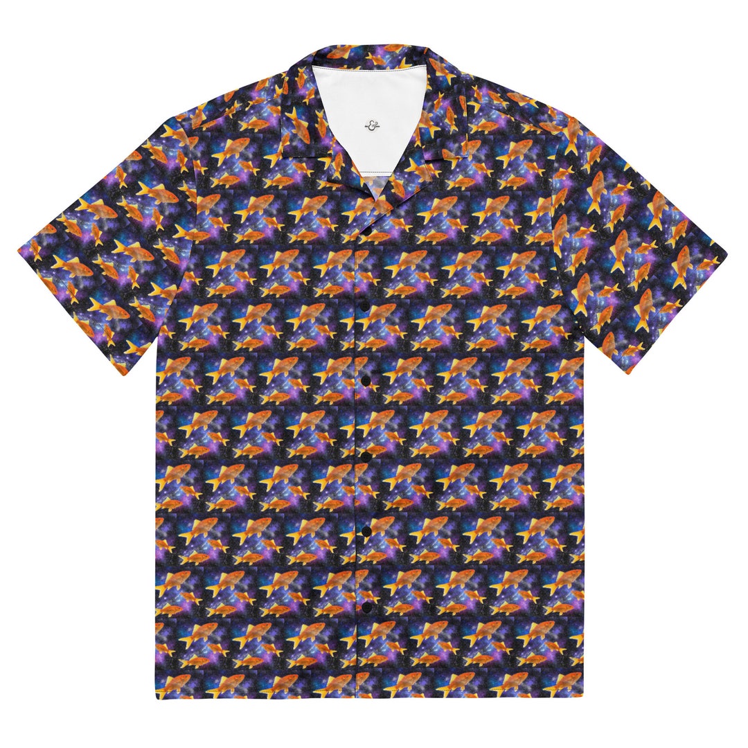 Galaxy Goldfish Button-up - Etsy