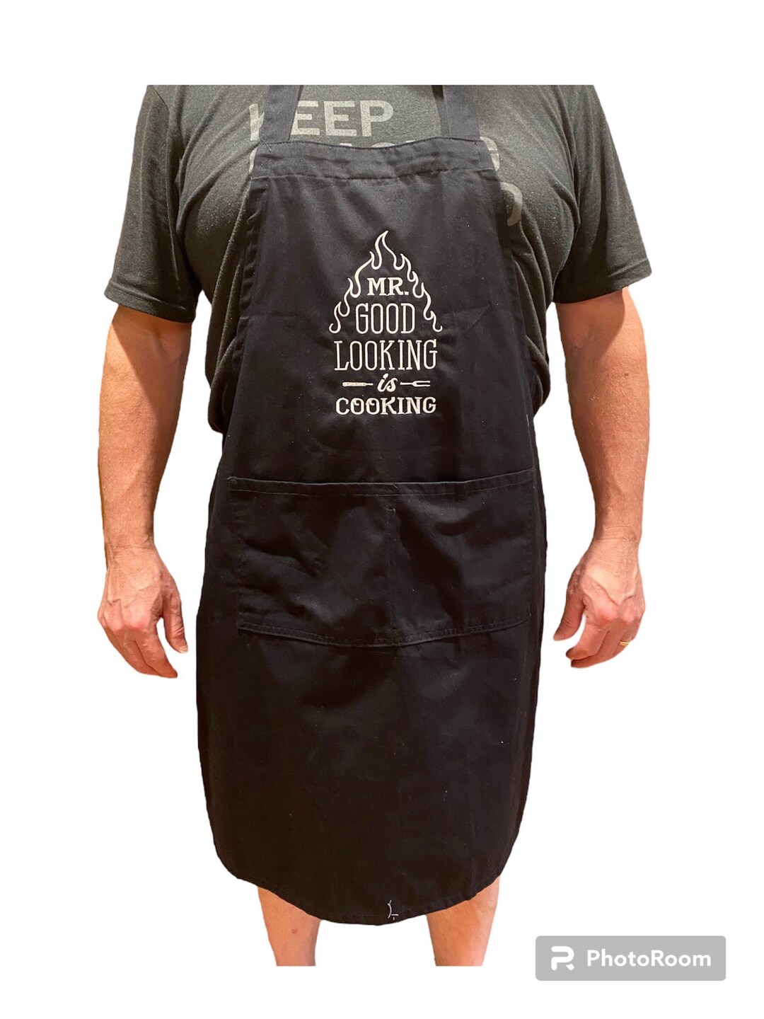 Mr. Good Looking is Cooking Embroidered Apron. Birthday Gift for Him ...