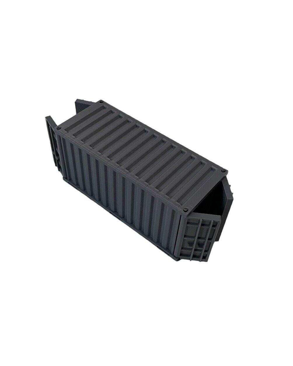 1:64 Scale Grey Shipping Container Diorama Accessory Display for Die ...