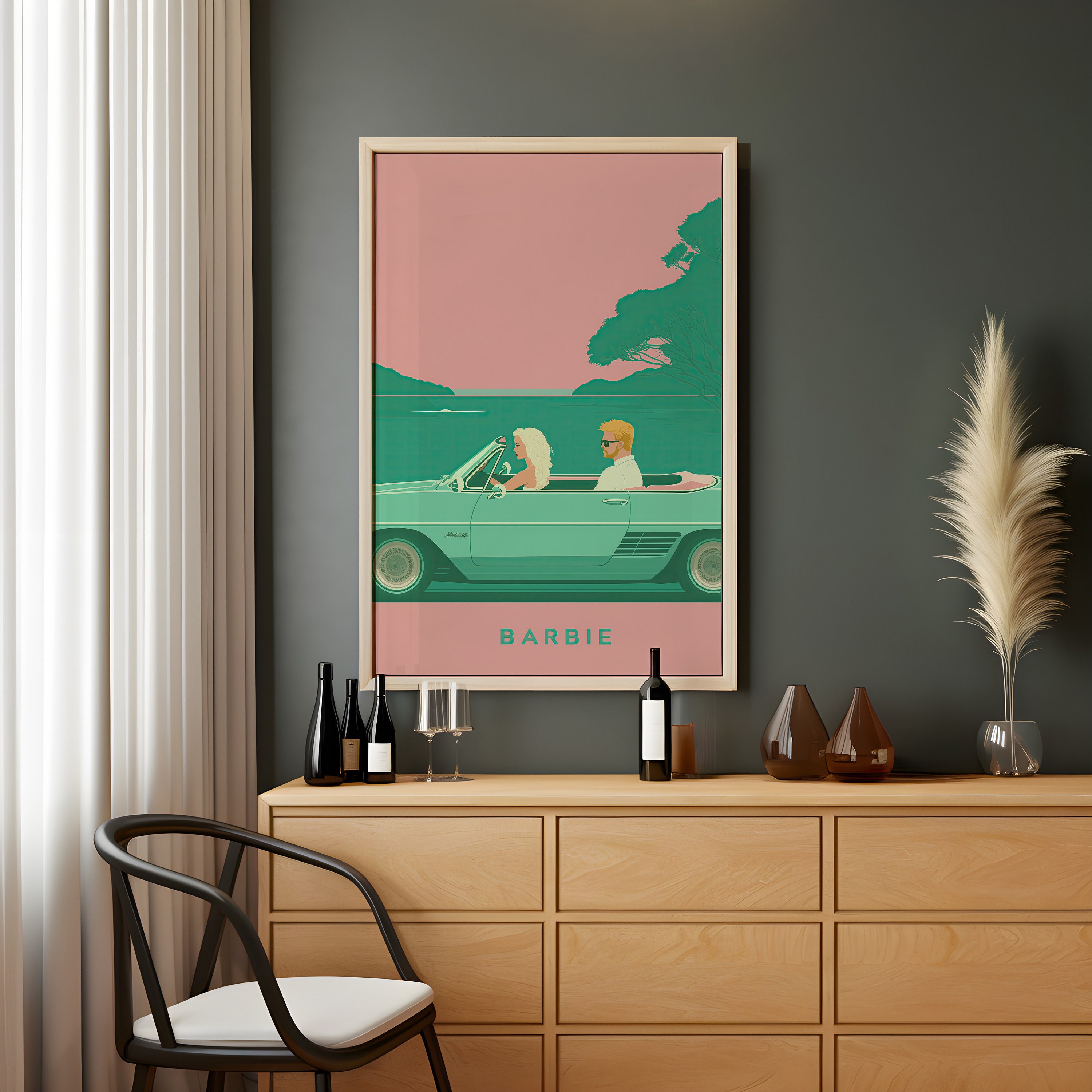 Barbie Poster Minimal Movie Poster Printable Wall Art Barbie Home Decor ...