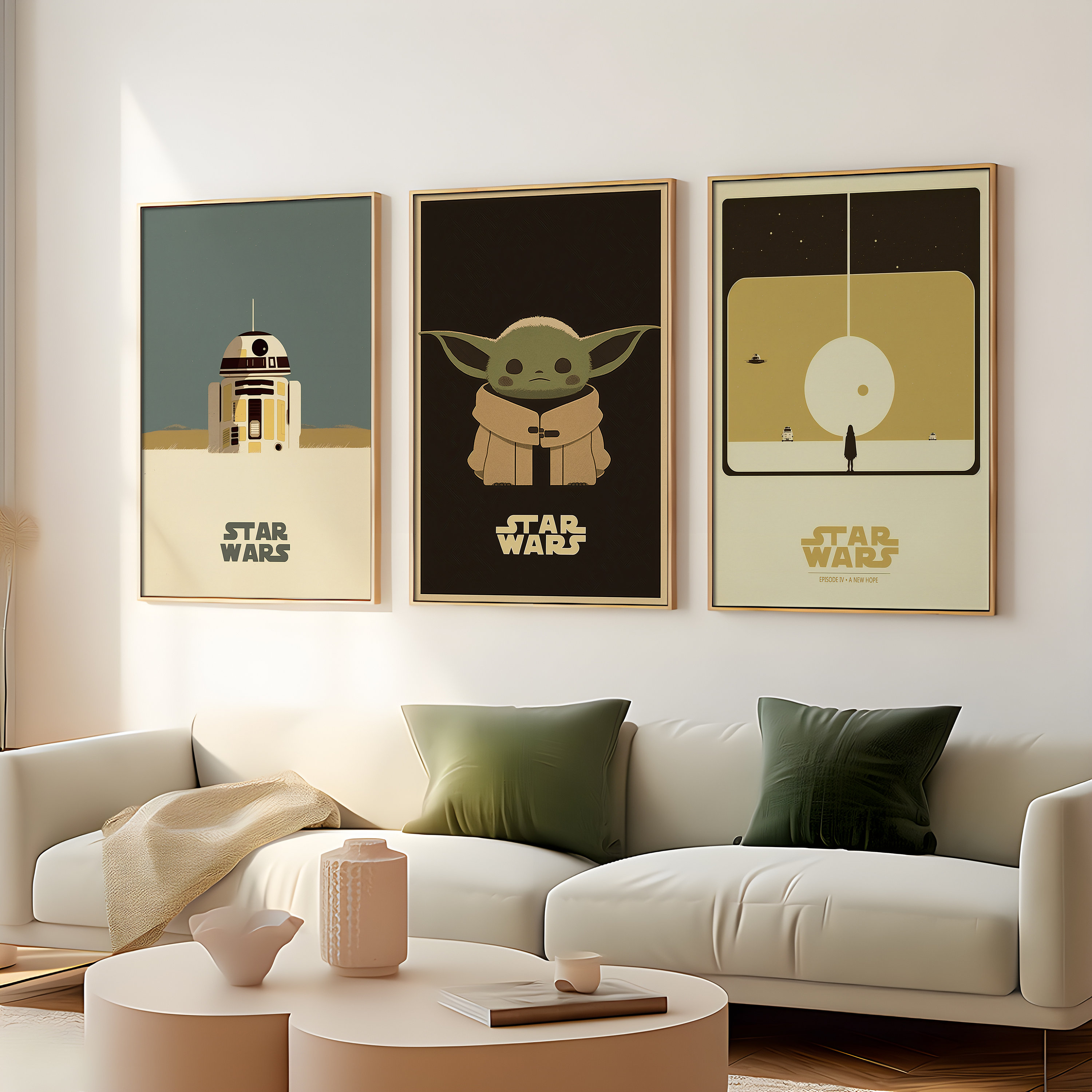 Baby Yoda Poster, Star Wars Art Print, Star Wars Gift sold by Noella ...