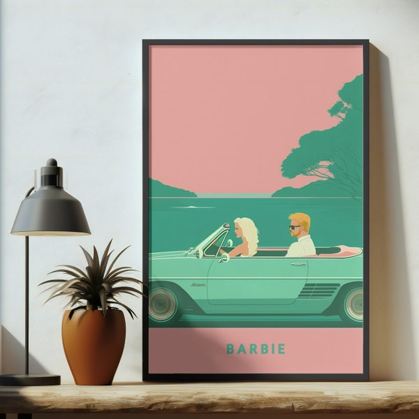 Barbie Minimalist Movie Poster - Etsy