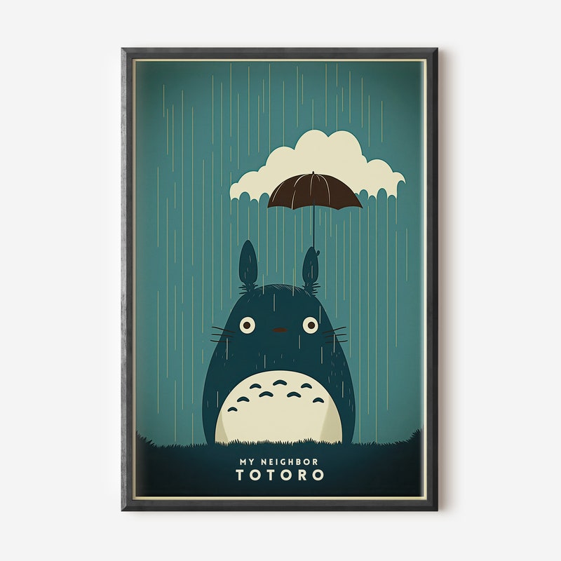 Totoro Art Print - Etsy