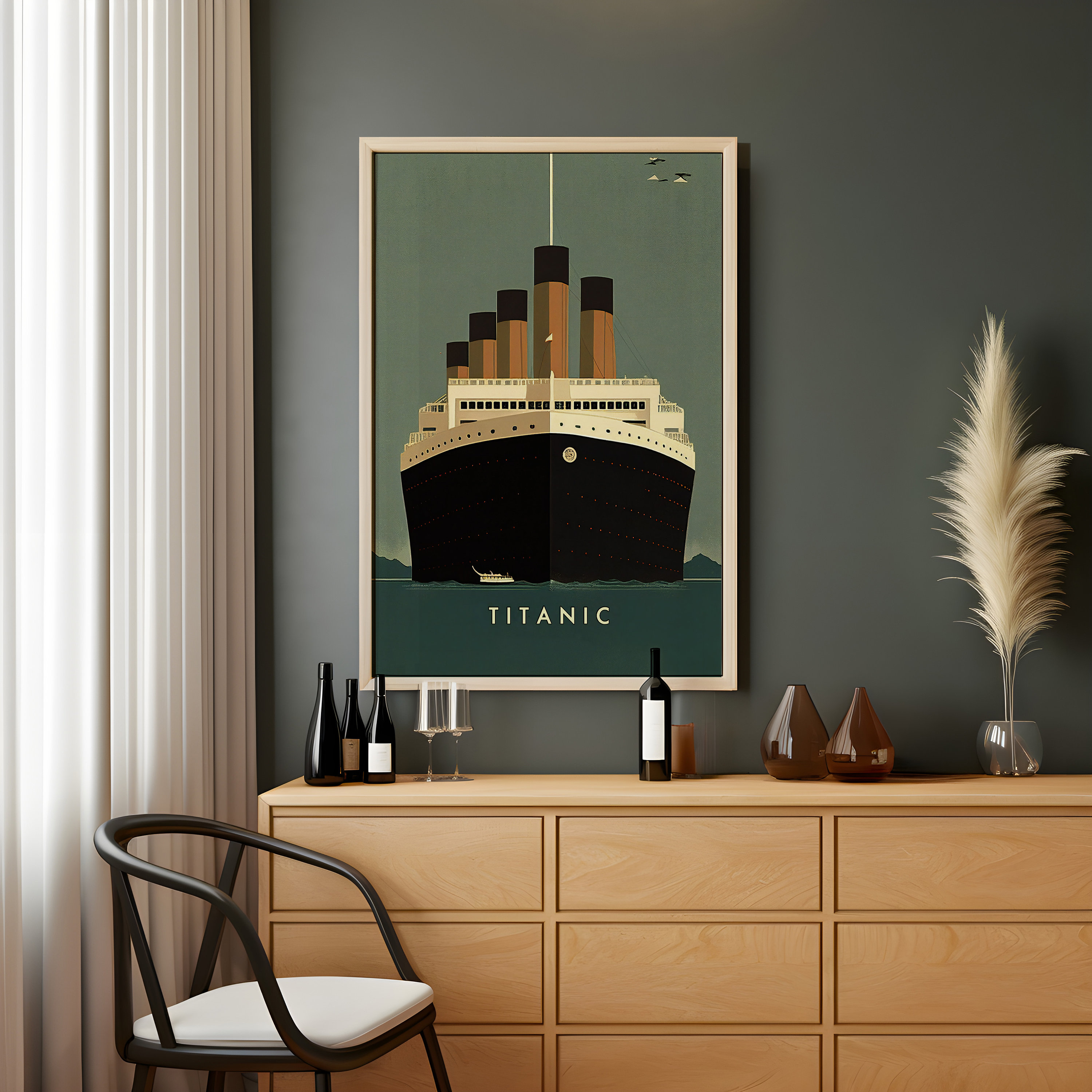 Titanic Poster Minimalist Titanic Movie Poster Leonardo Dicaprio Movie ...