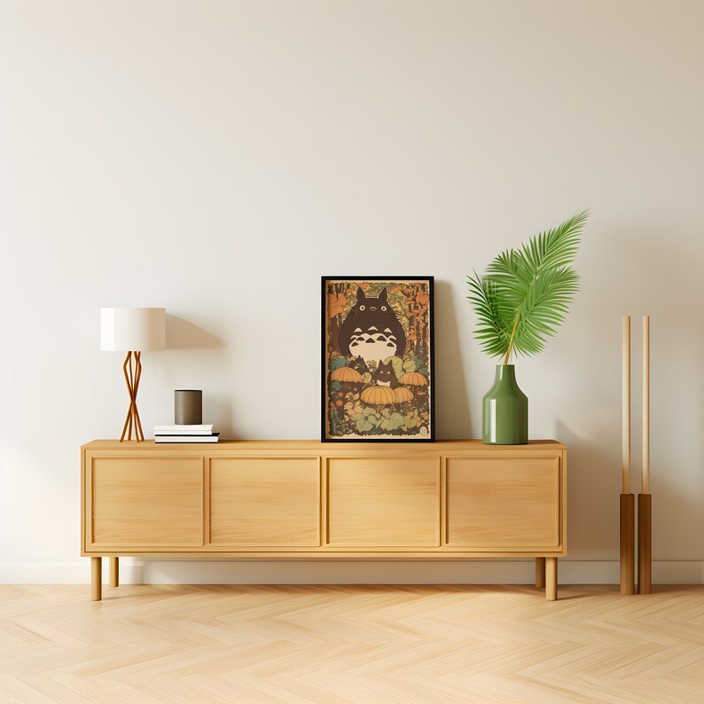 Totoro Poster, Studio Ghibli Poster, Studio Ghibli Print, Miyazaki ...